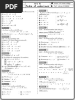 Exercices d'équations 1AC corrigés | PDF