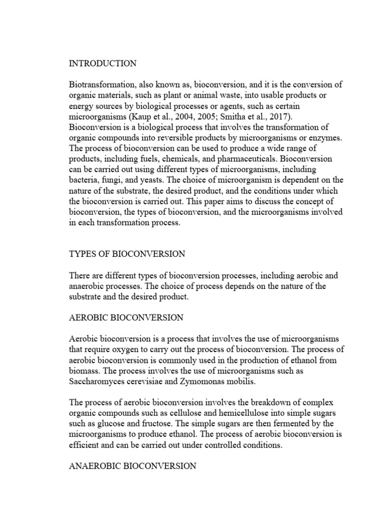 bio transformation | PDF | Anaerobic Digestion | Compost