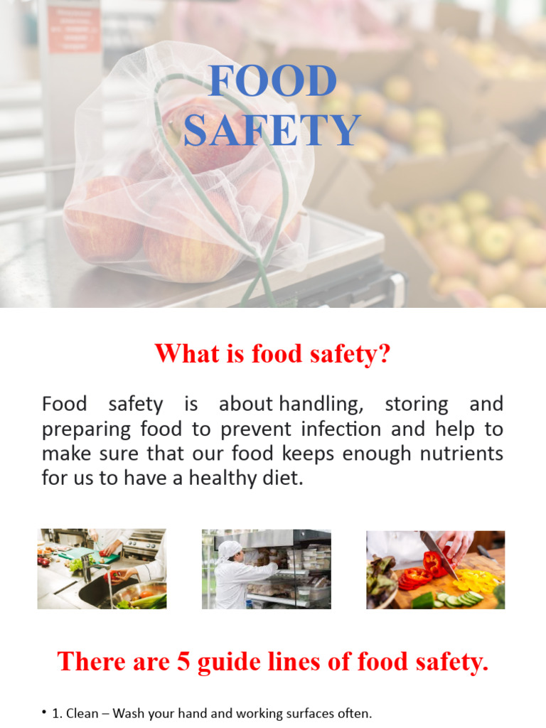 Food Safety | PDF | Wellness