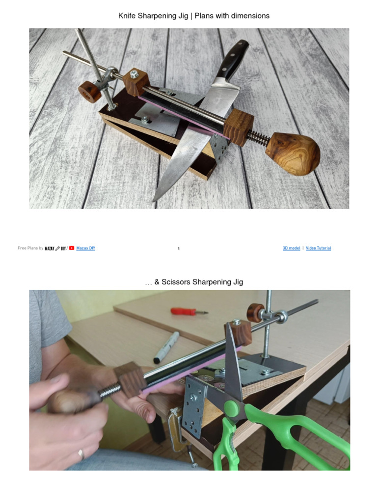 Knife Sharpener 2.0 Plans | PDF