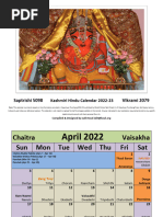 Vikram Samvat 2083 Calendar Overview | PDF | Lunisolar Calendars ...