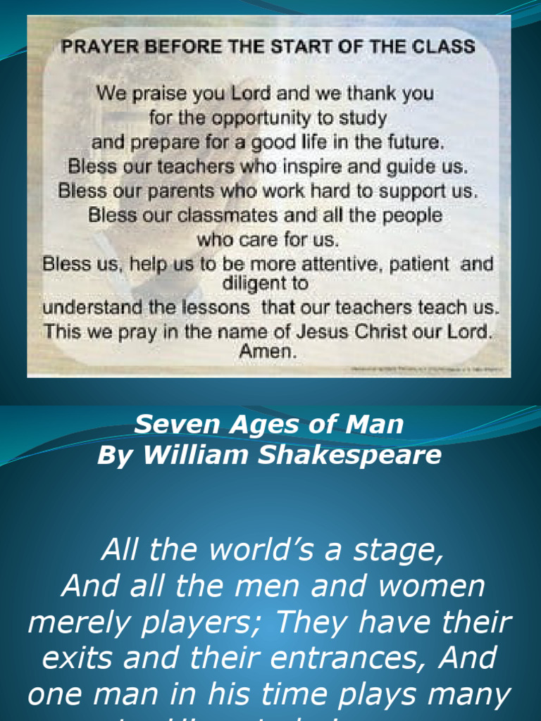 7 Stages of Man Week 3 | PDF
