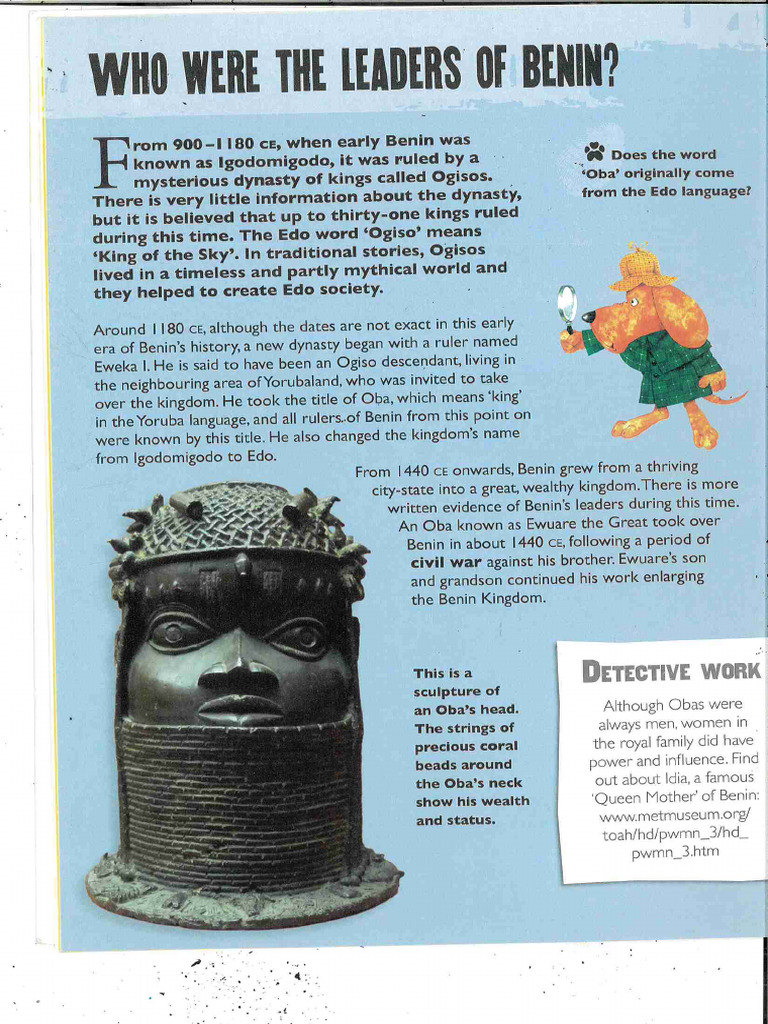 Who Were The Leaders of Benin (Text) | PDF