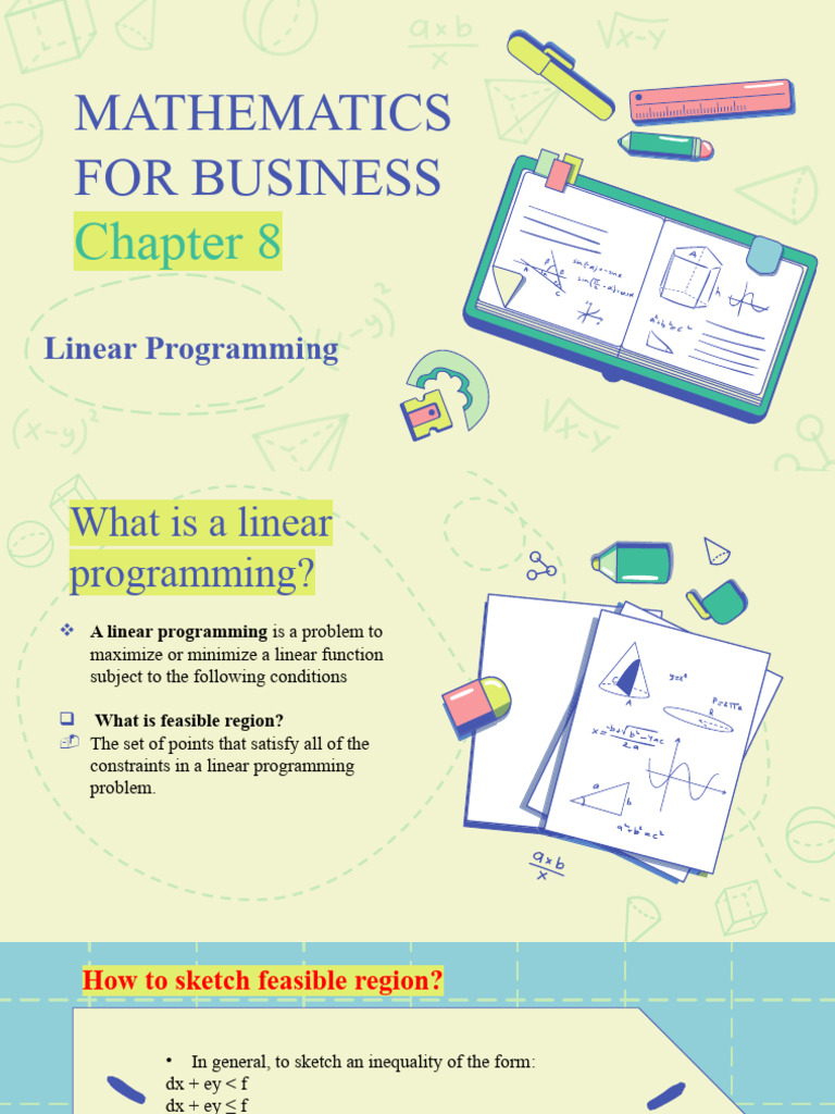Chapter 8 Update | Download Free PDF | Linear Programming | Computational Science