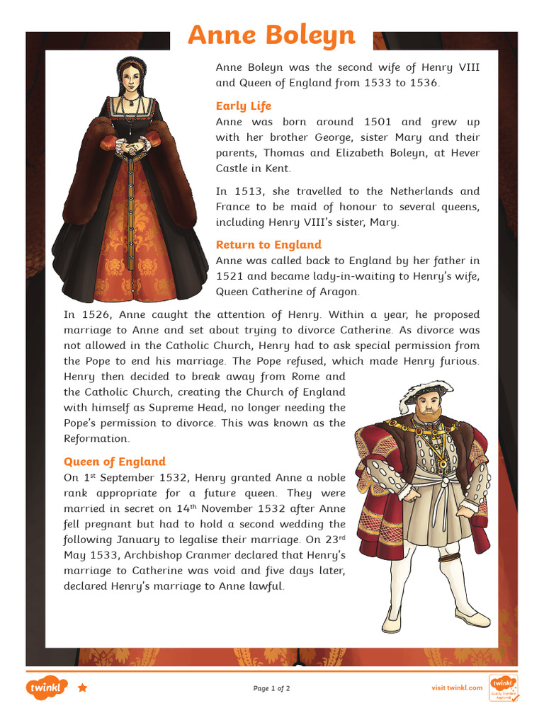 Anne Boleyn - Text | PDF