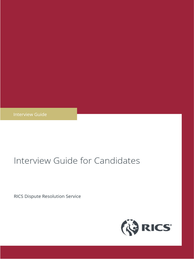 Interview Guide For Candidates | PDF | Job Interview | Justice