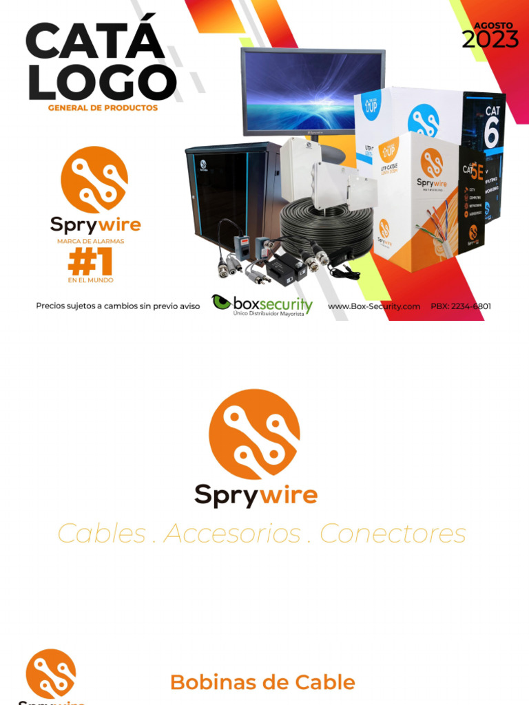 Catálogo SpryWire Agosto 2023 Box Security | PDF