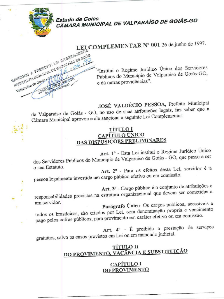 Estatuto Do Servidores | PDF