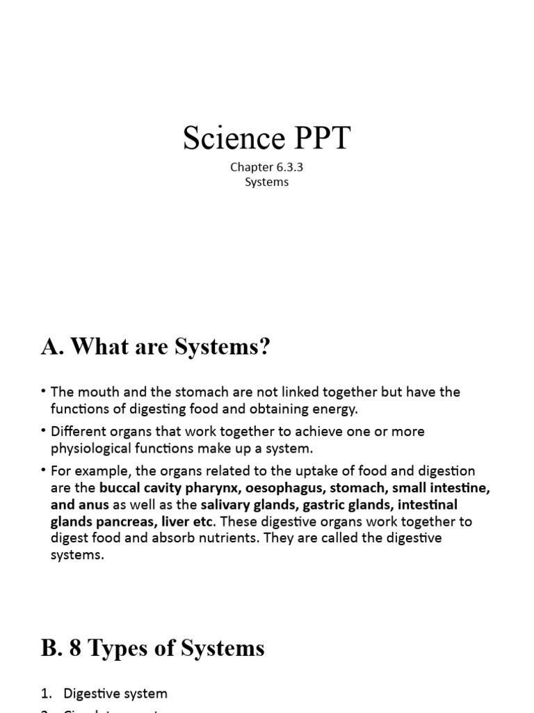 Understanding Human Body Systems | PDF