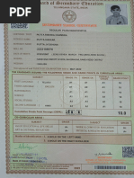 10th Class Certificate | PDF