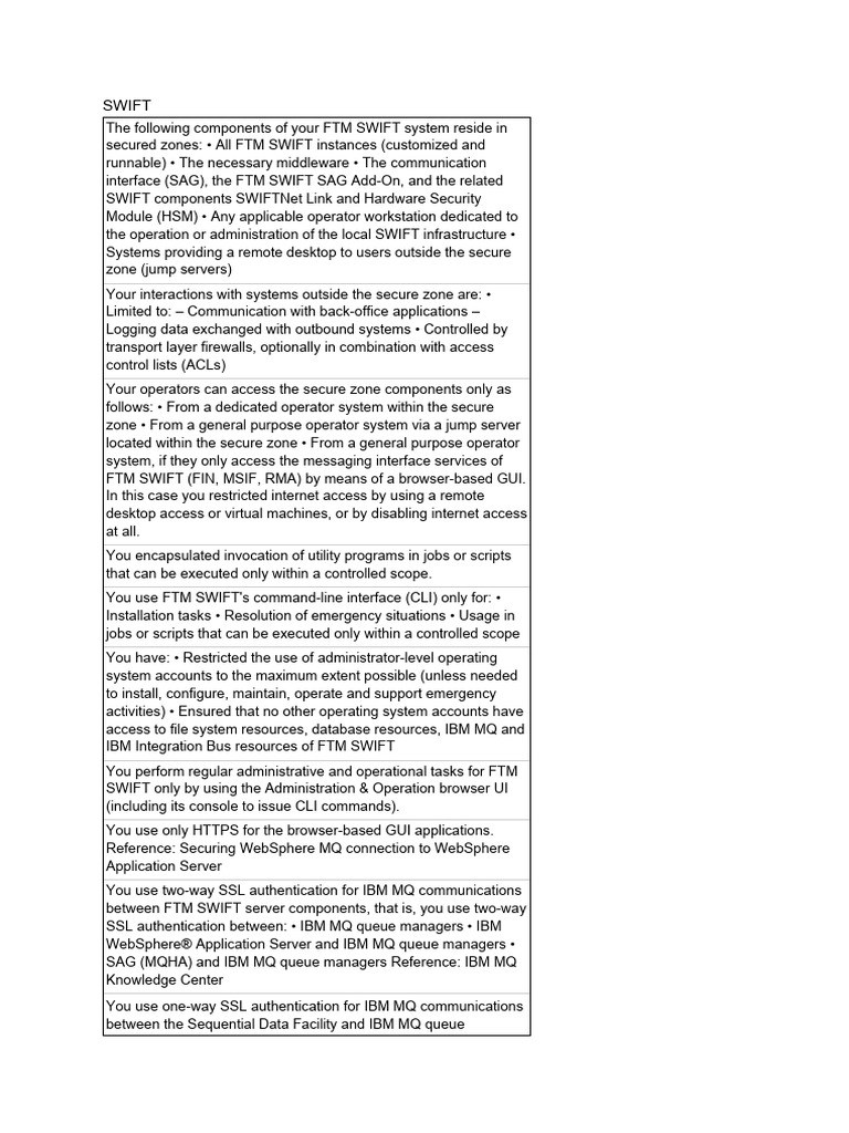 SWIFT CSP | PDF | Password | Operating System