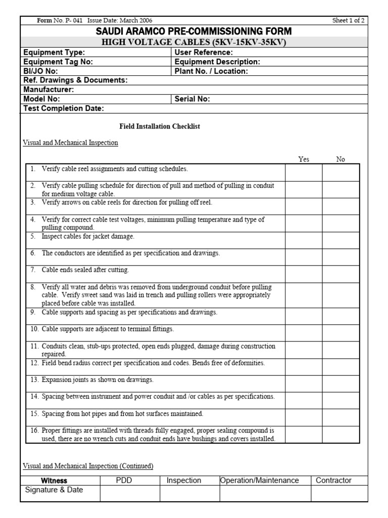 Sheath Test Format | Download Free PDF | Insulator (Electricity) | Voltage