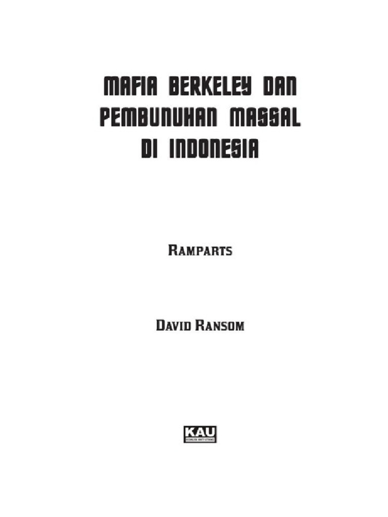 Mafia Berkeley dan Utang Indonesia | PDF | Sejarah