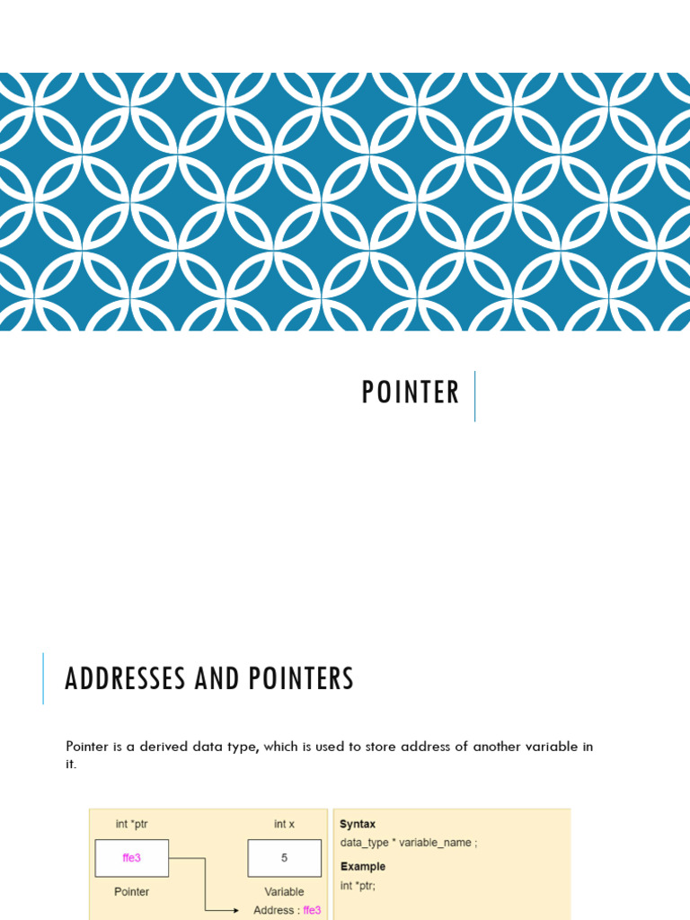 Pointers | PDF