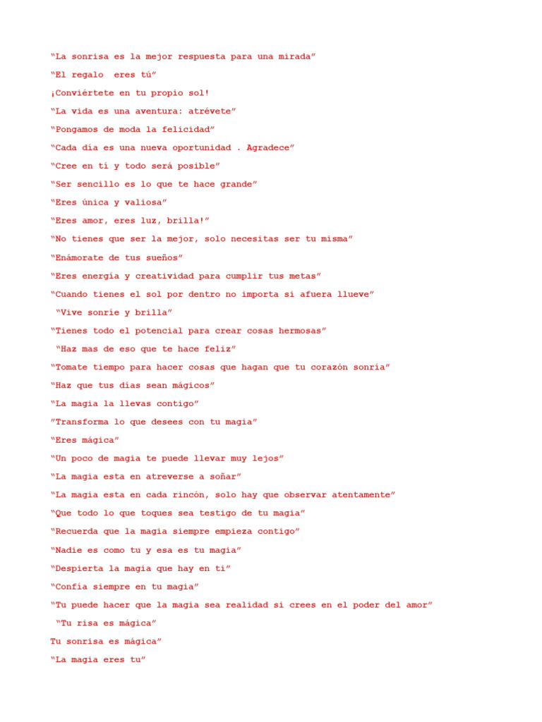 Frases | PDF