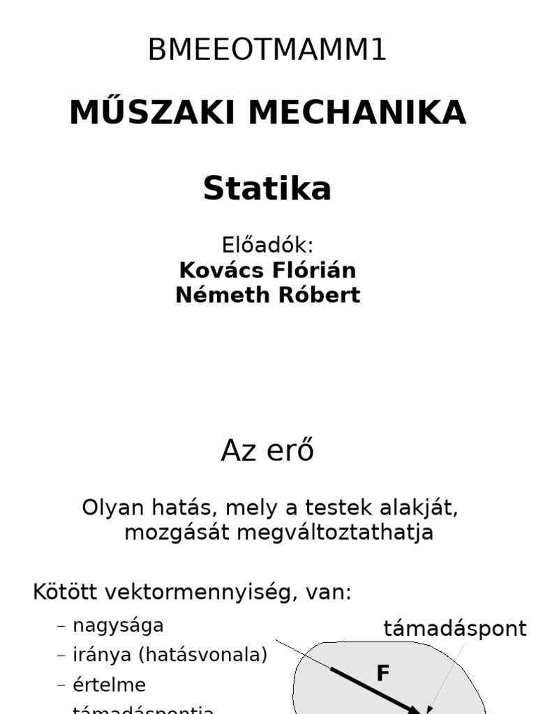 Statika AMM1 | PDF