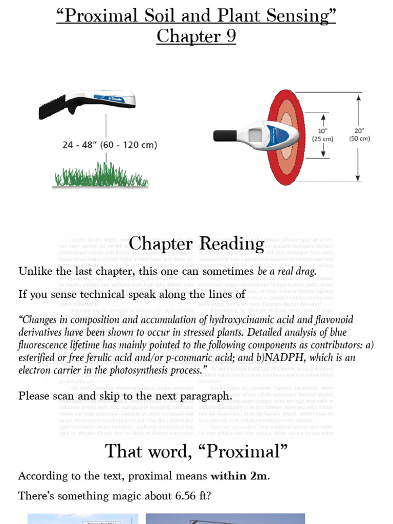 Chapter 09 Proximal Soil and Plant Sensing | PDF Chapter 09 Proximal Soil and Plant Sensing | PDF
