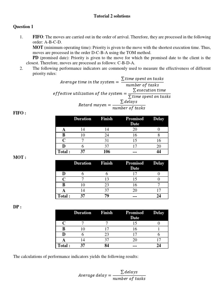 Tutorial 2 Solutions | PDF