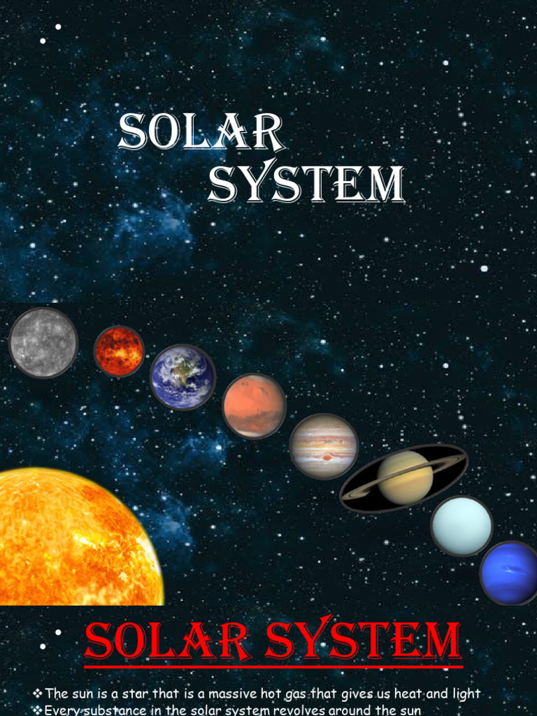 Solar System | PDF | Planets | Sun