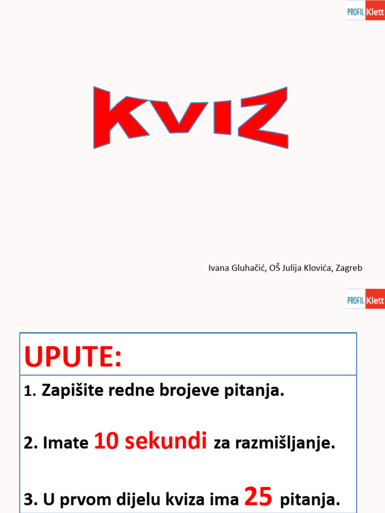 Promet Putujemo - Kviz | PDF