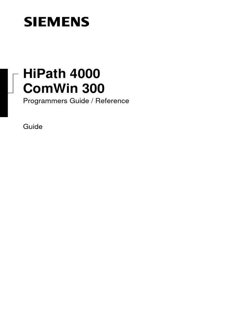 ComWin 300 Programmer's Guide | PDF | Computer Programming | Computing