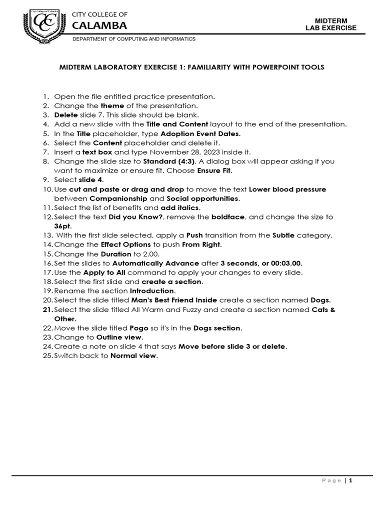 It101 Midterm Lab Exer 1 | PDF | Page Layout | Human Communication