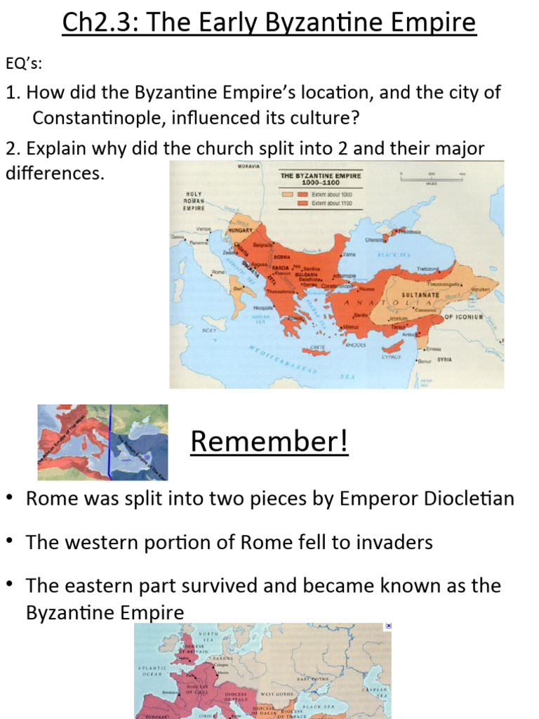 Ch2 3-EarlyByzantineEmpire | PDF