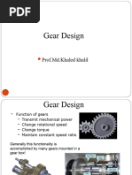 Gear Calculations KHK | PDF