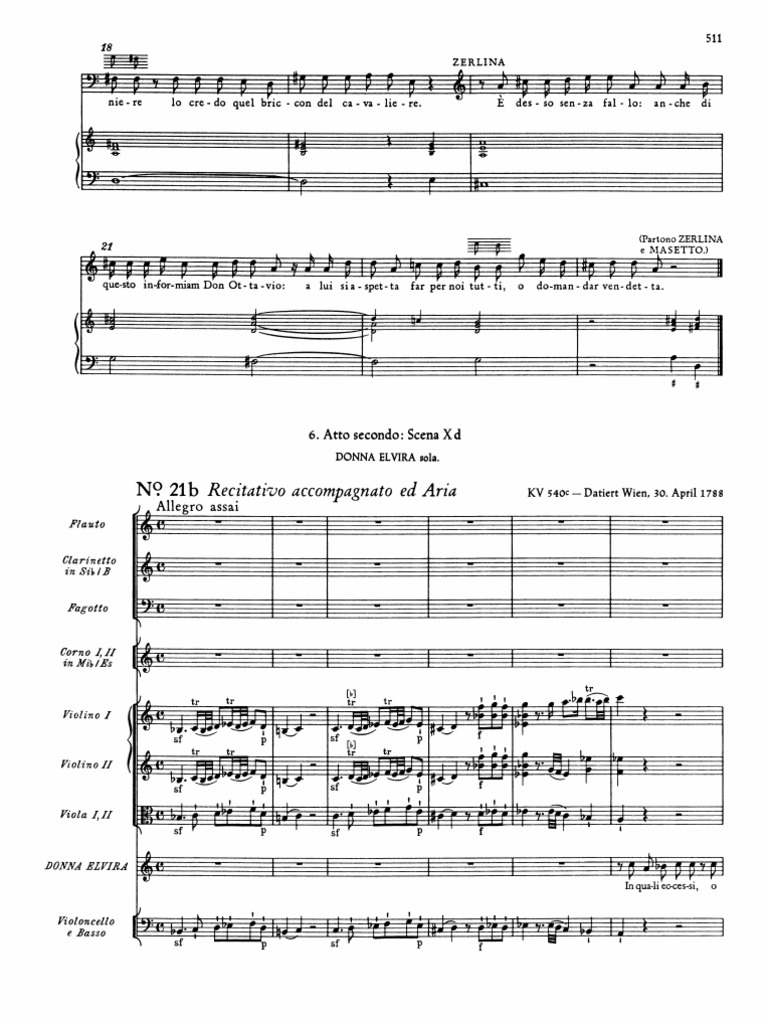 Don - Giovanni (Aria Elvira) | PDF