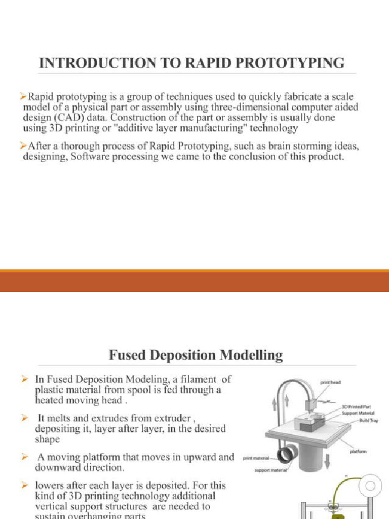 Fused Deposition Modelling FDM Unit-2 | PDF