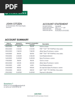 Bank Statement Citibank | PDF | Banks | Citigroup