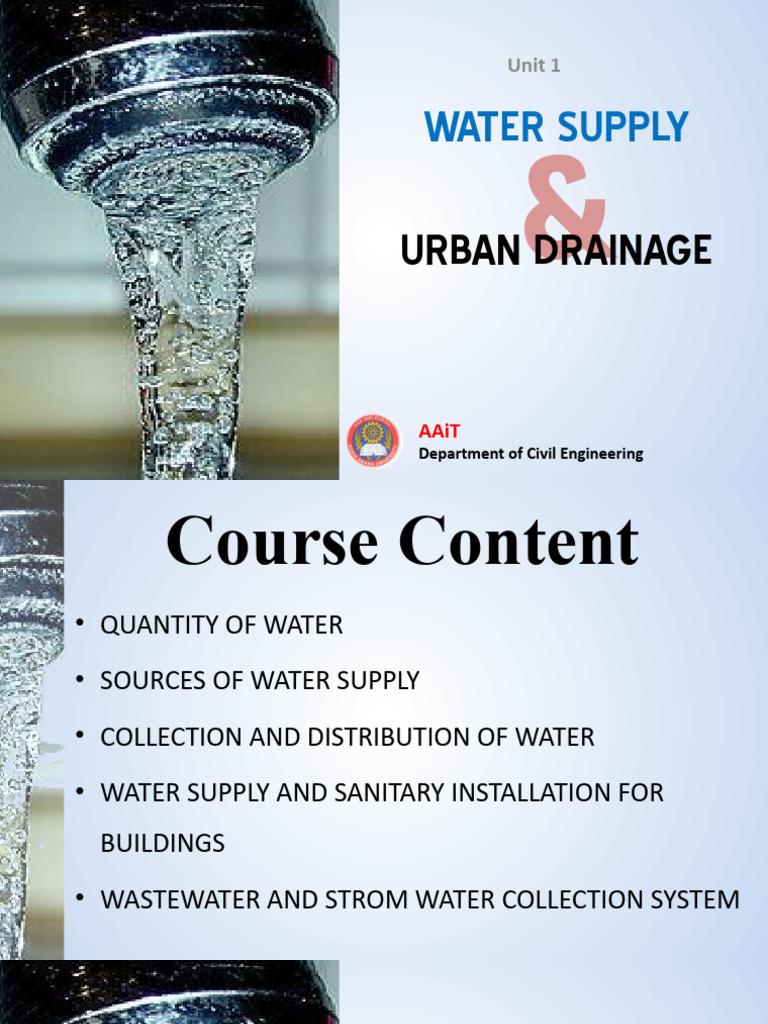 Ch1 Quantity of Water | PDF