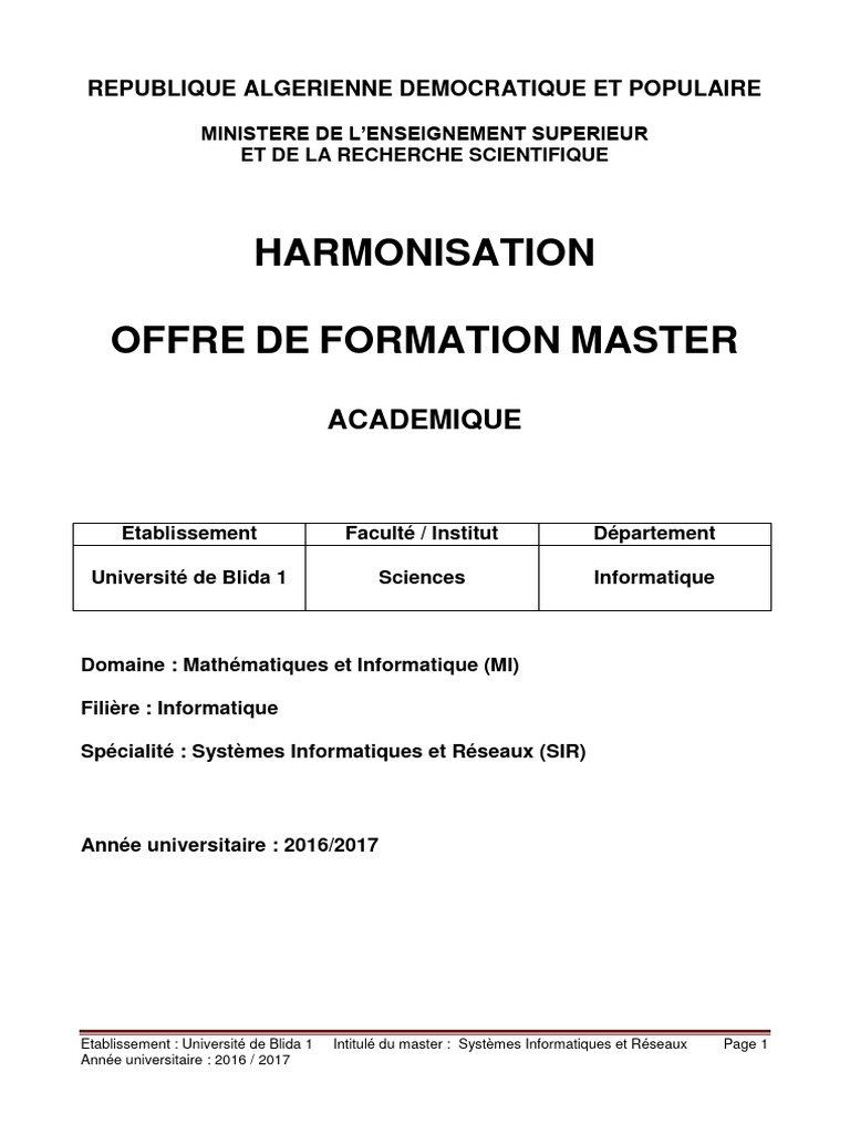 Master SIR | PDF