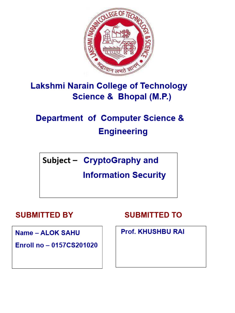 Cryptography Lab Experiments | PDF