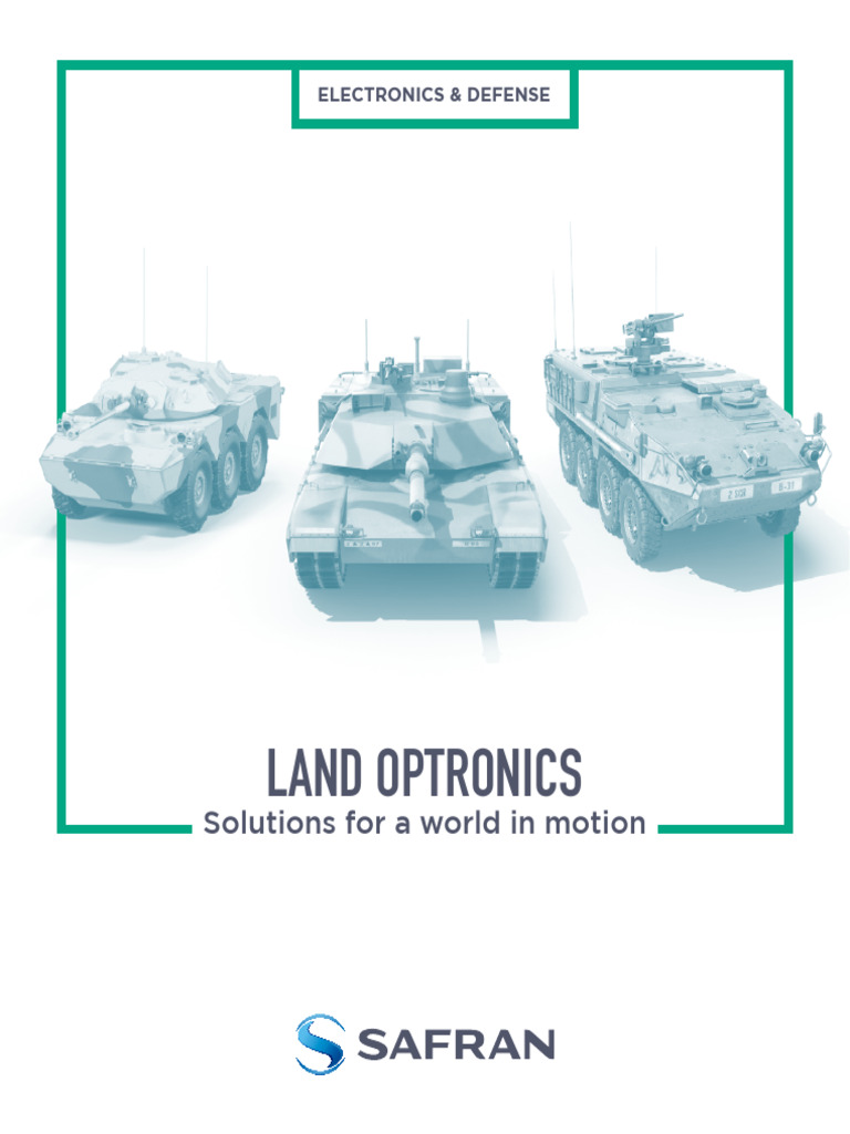 Safran Electronics Defense - Land Optronics 2022 | PDF | Infrared ...