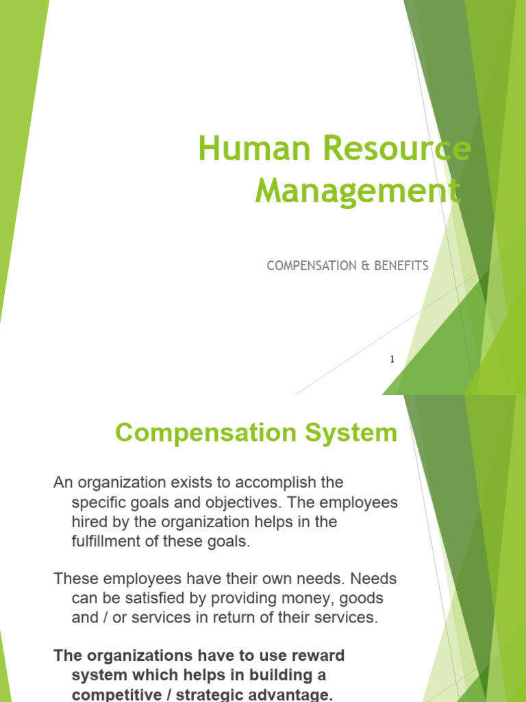 Compensation HRM | Download Free PDF | Incentive | Employment