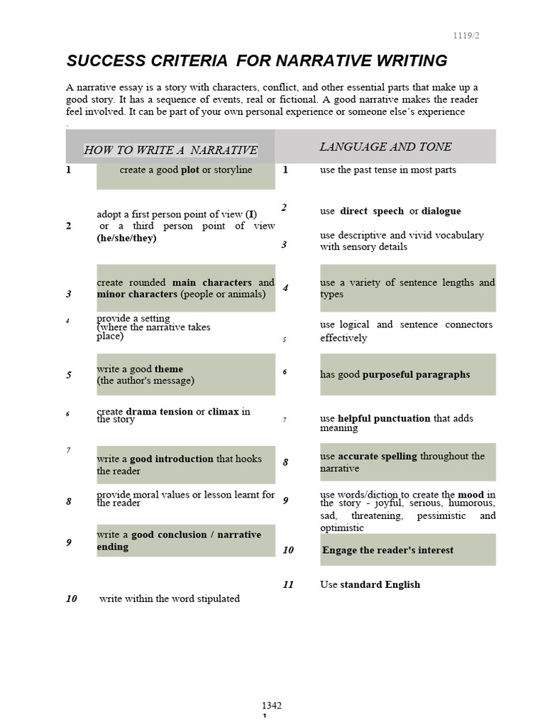 NARRATIVE WRITING | PDF | Narrative | Narration