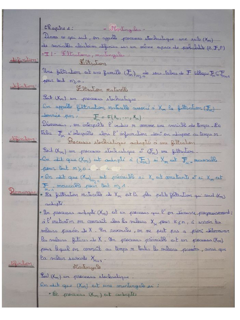 Chapitre2_Martingale | PDF