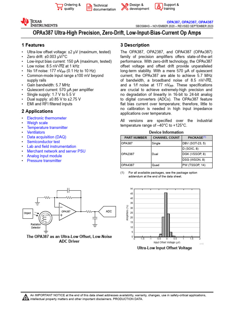 opa2387 | PDF | Electrostatic Discharge | Amplifier