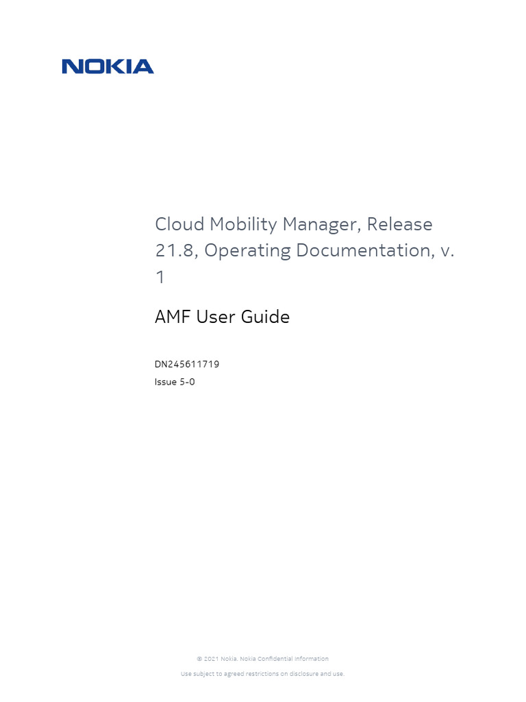 AMF User Guide | PDF