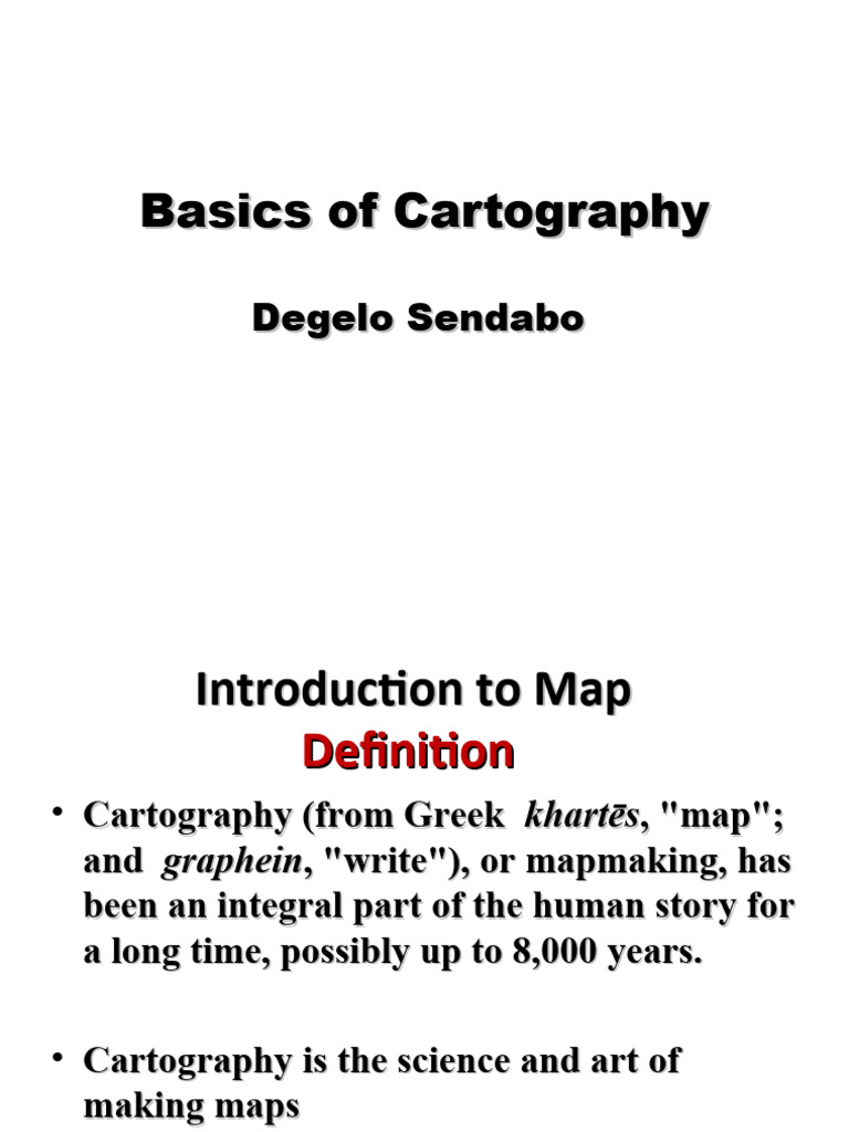 Basics of Cartography | PDF | Map | Cartography