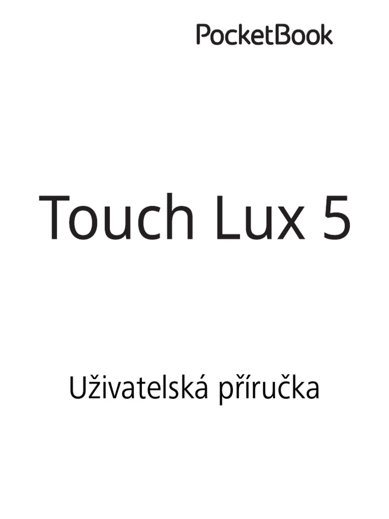 Pocket Book 628 Touch Lux 5 | PDF