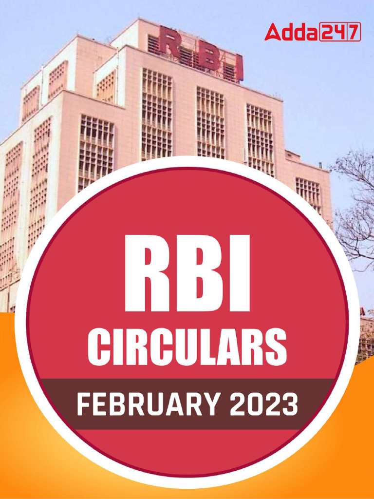 RBI Circulars February 2023 | PDF
