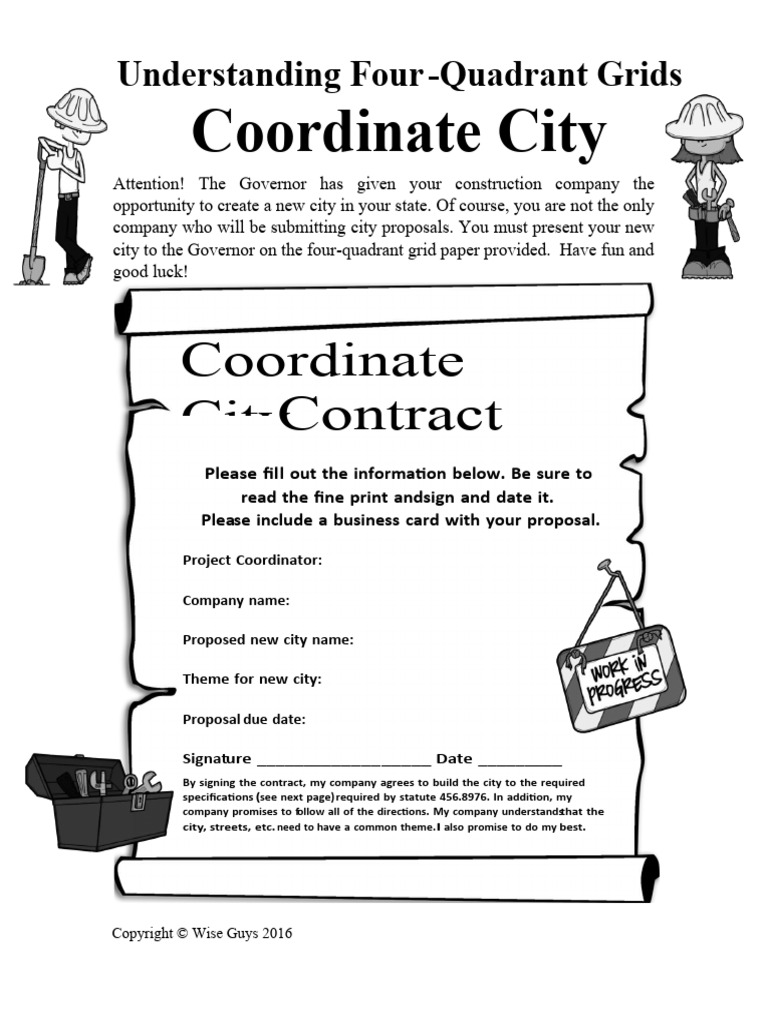 Coordinate City Project 2 | PDF