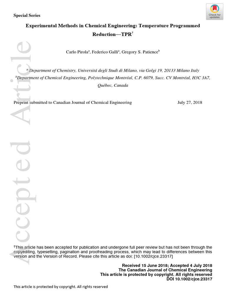 TPR2 | PDF | Catalysis | Redox