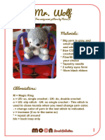 Willy The Coyote | PDF | Crochet | Textiles