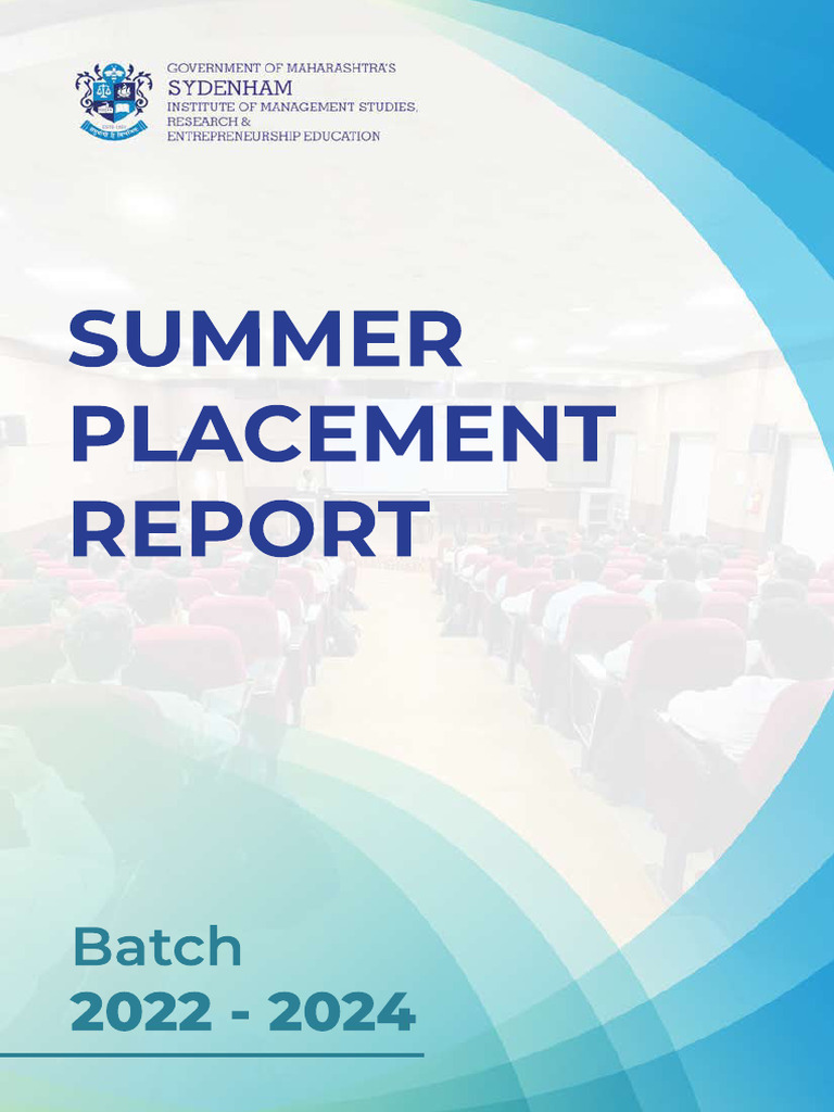 Summer Placement Report 22 24 | PDF | Economies | Cognition