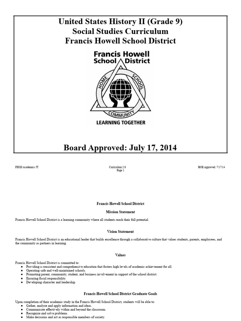 9 TH Grade USHistory | PDF