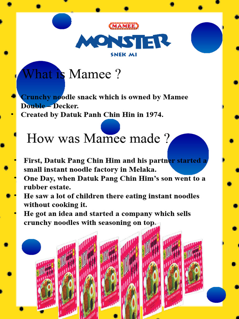 Mamee Snack History & Brand Overview | PDF