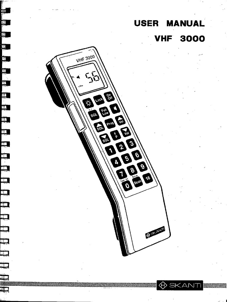 VKF 3000 User Manual | PDF